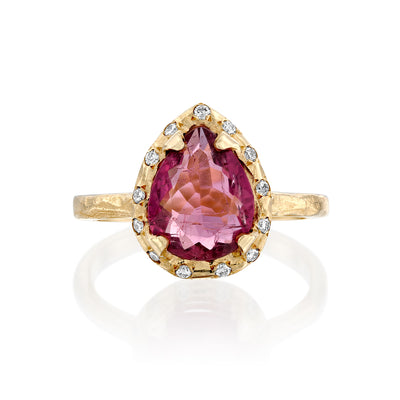 Mini Eden Ring & diamonds - Pink Tourmaline – Danielle Gerber Fine Jewelry