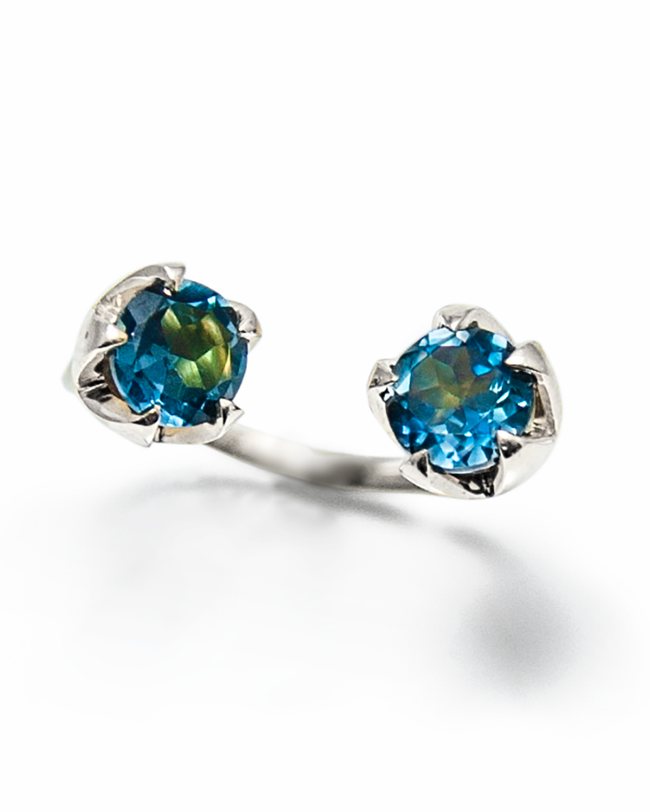 Buy Topaz Jewelry | Blue Topaz Gold Ring and Necklace – Danielle Gerber ...