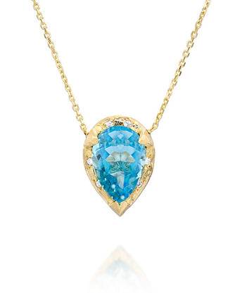 Buy Topaz Jewelry | Blue Topaz Gold Ring and Necklace – Danielle Gerber ...